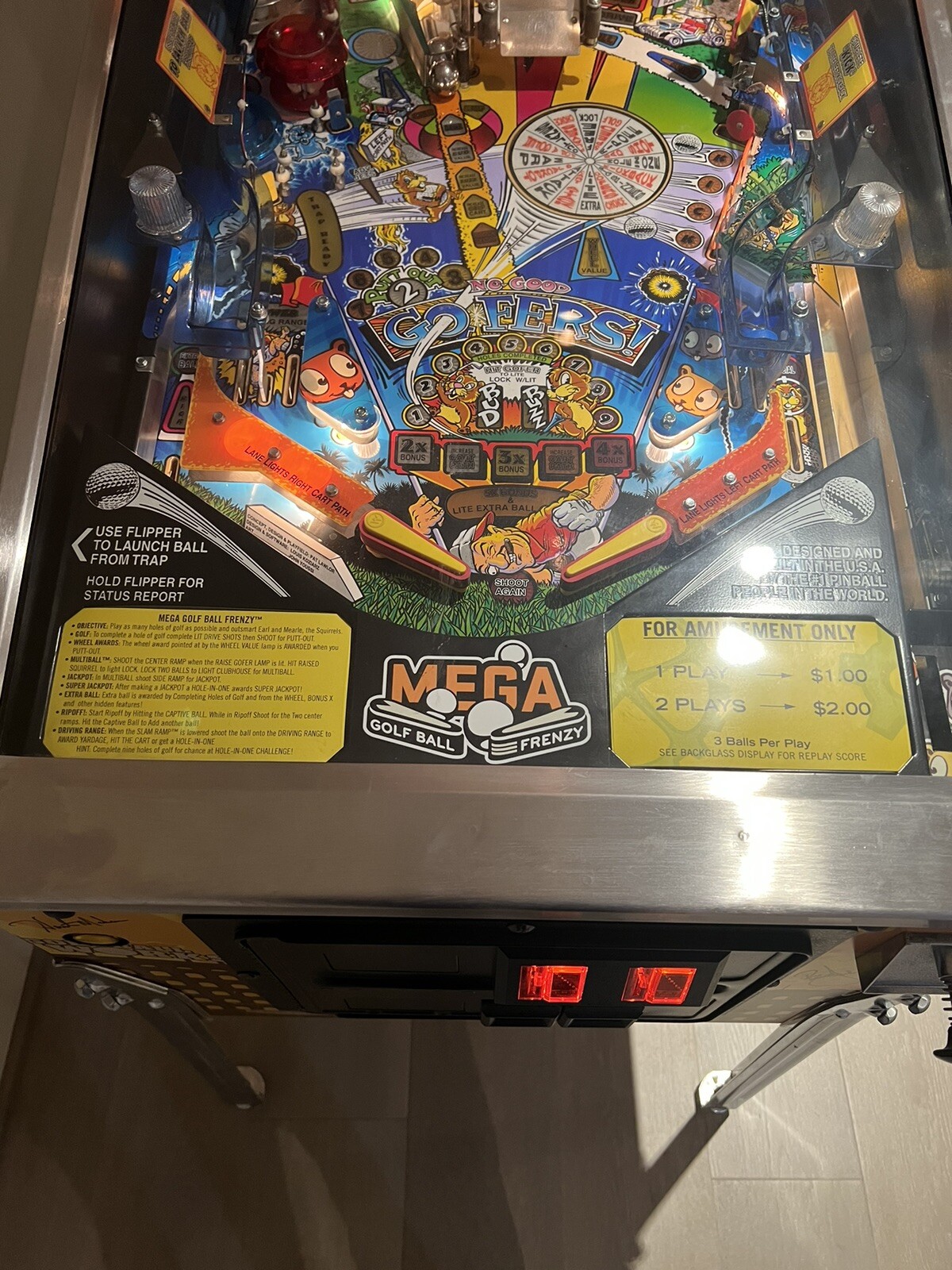 Mega Golf Ball Frenzy Pinball #1 of 4, 2006 Byron Nelson PGA, 99 PGA ...