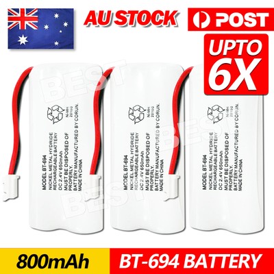 Up 6x Battery for UNIDEN BT-694 BT-694S BT-694n BT-694m DECT 6.0 ...