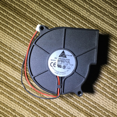 Delta 7530 Blower 1U2U Server 12V0.10A Turbine Mute Fan BFB0712L 2pin ...