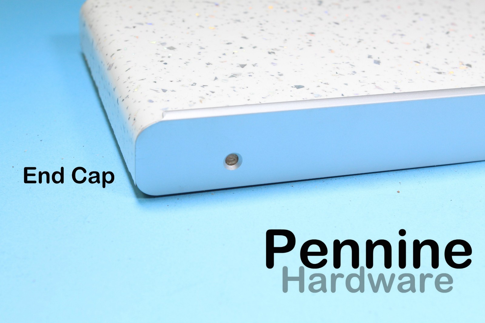 Worktop Edging End Corner Straight Strips Silver or Black Single or ...