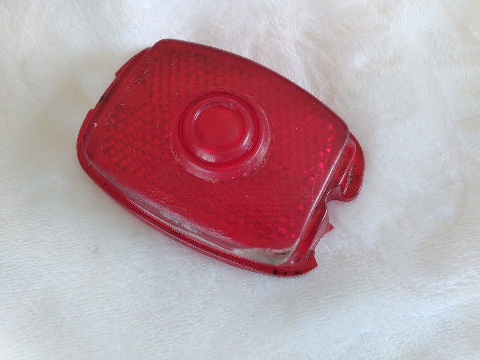 Vtg Orig GM Chevy StopRay Tail Light License Plate Bracket Patina Hot ...