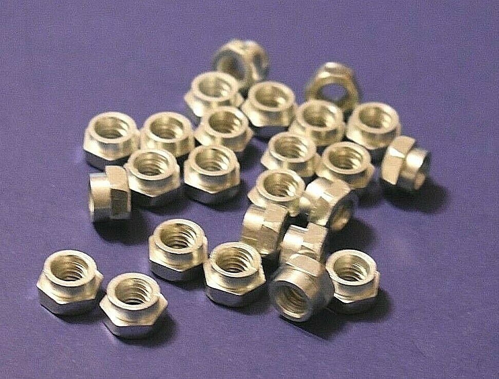 25 Battery Bolt Shouldered Nuts 1/4-20 | eBay