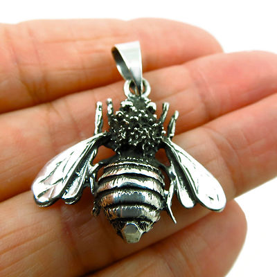 925 Sterling Silver Bumblebee Insect Bee Pendant | eBay