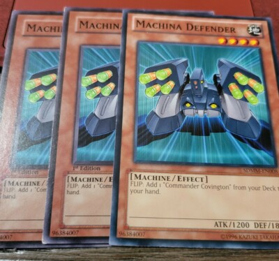 YUGIOH MACHINA DEFENDER X3 COMMON PLAYED | eBay