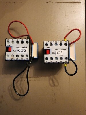 AEG SH04 40E Mini Contactor Relay w/DETAS 24-230 VDC volt suppressor | eBay