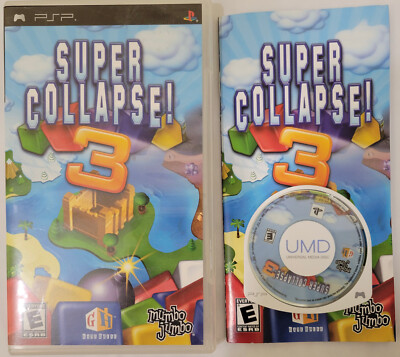 Super Collapse 3 (Sony Playstation Portable, 2007) PSP COMPLETE ...