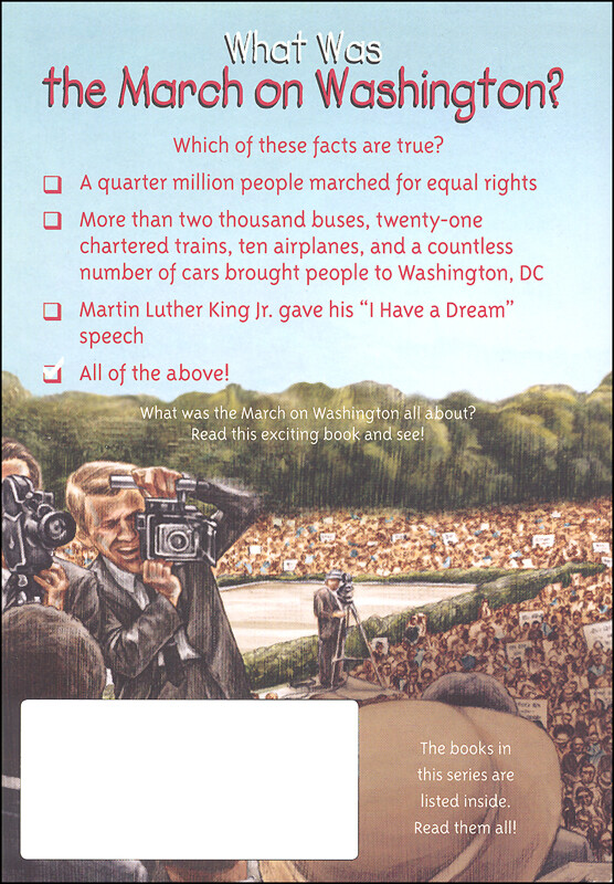 What Was The March On Washington? I Have A Dream Speech MLK King Krull ...