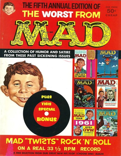 RARE THE FIFTH ANNUAL EDITION OF THE WORST FROM MAD NUMBER 5 WITH ...