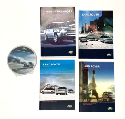 2008 RANGE ROVER SPORT OWNERS MANUAL SET WITH CD INTERACTIVE GUIDE OEM ...