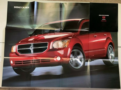 Dodge Caliber "Insert Left Hand Here" Brochure Catalog w/ Fold Out ...