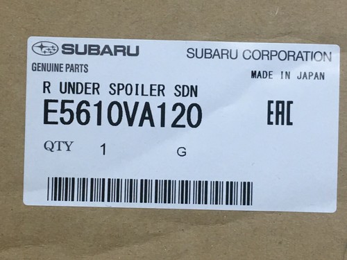 2015-2021 Subaru WRX & WRX STI REAR UNDER SPOILER E5610VA120 OEM ...