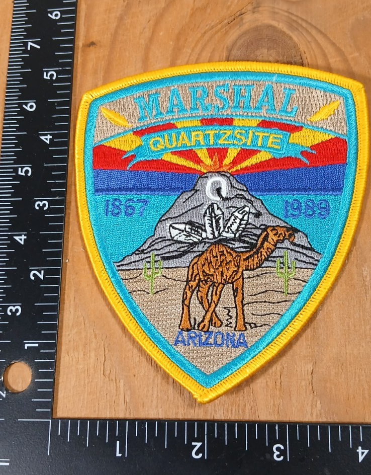Quartzsite Marshal (Arizona) Shoulder Patch | eBay