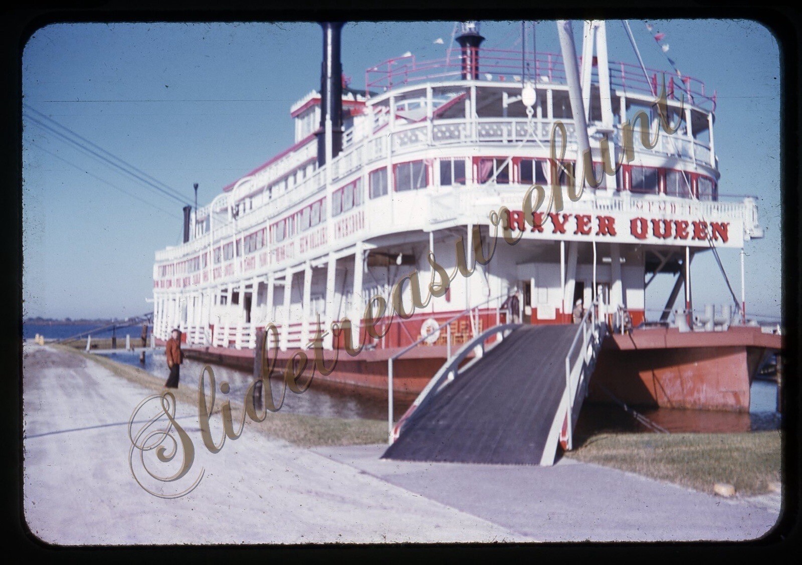 River Queen Boat 35mm Slide 1950s Red Border Kodachrome | eBay
