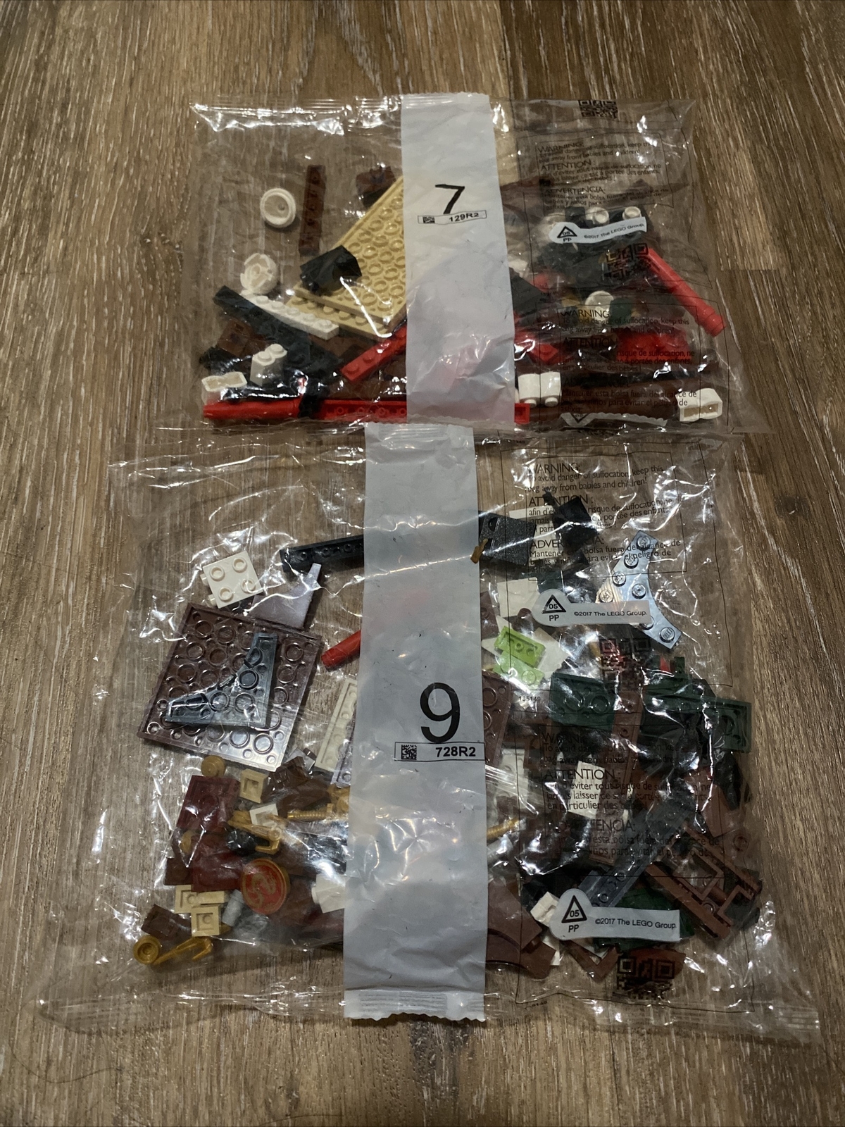 LOT OF 2 Lego 135149 2022 Sealed Replacement Parts Bags #9 And #7 T60 ...