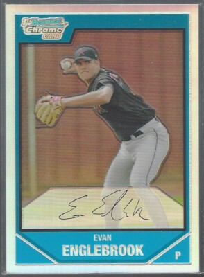 Evan Englebrook 2007 Bowman Chrome Prospects Refractors 068/500 Card ...
