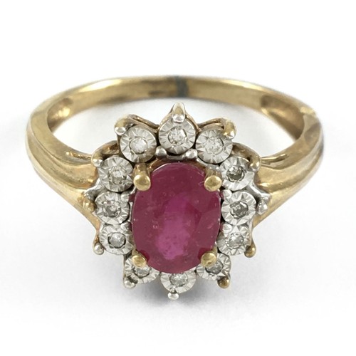 10K Yellow Gold Ruby Ring 2.3 Grams For Repair | eBay