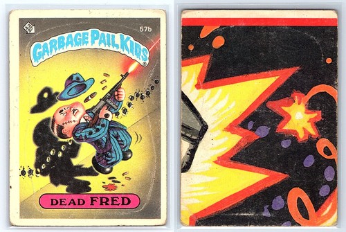 1985 Garbage Pail Kids Original Series 2 Dead Fred 67b GLOSSY Card ...