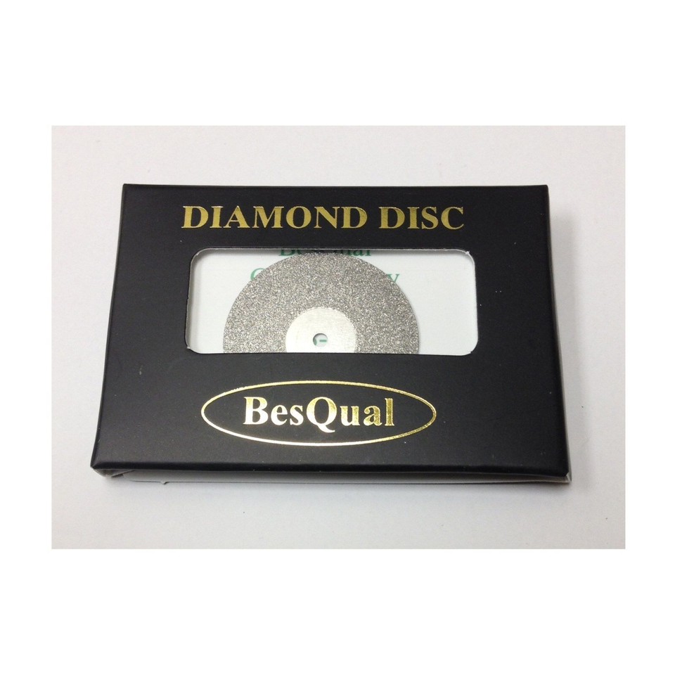 Dental Lab Diamond Disc Dia-2 Double Sided 22mm x 0.15mm for porcelain ...