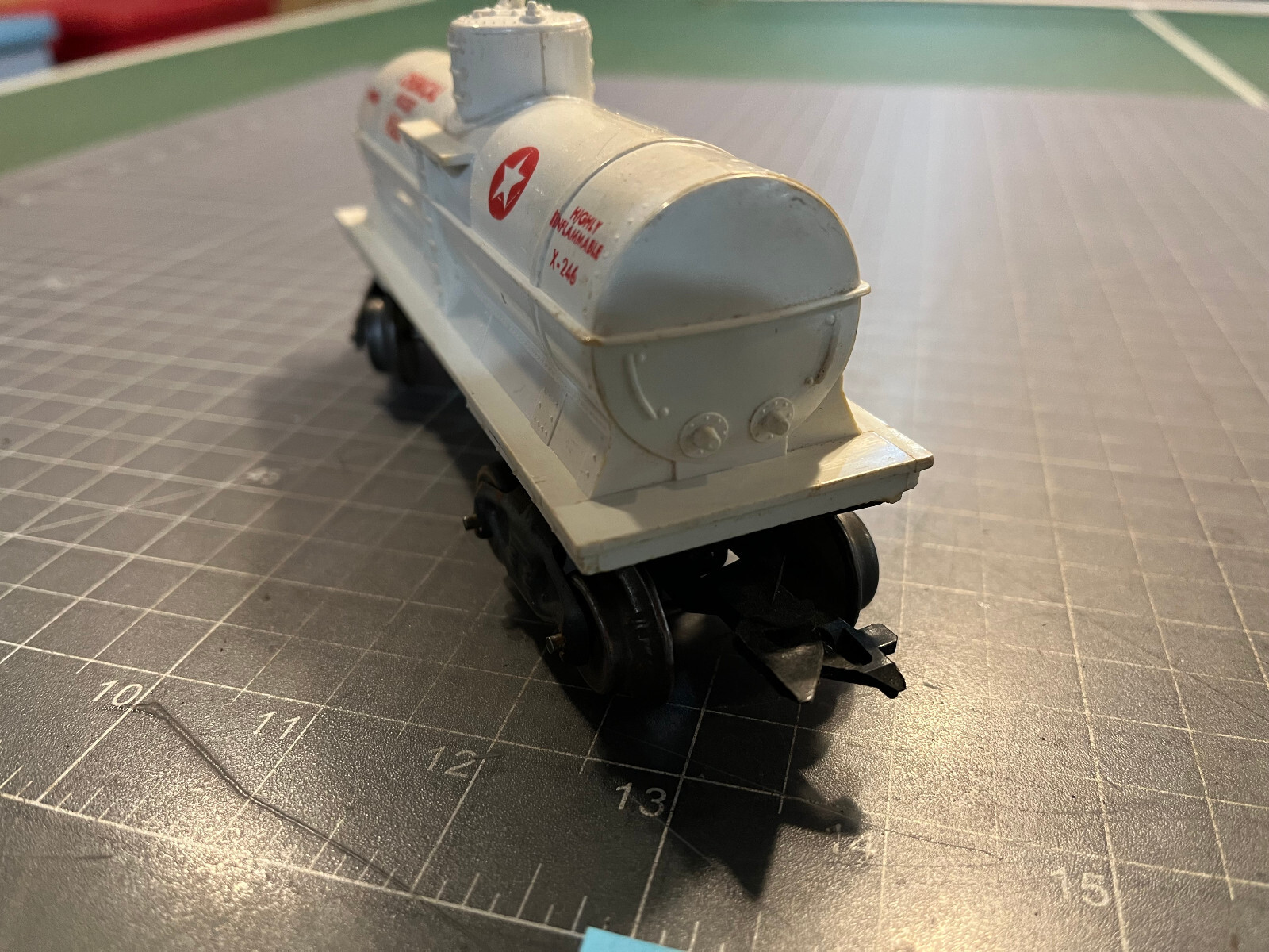 Marx Train SCARCE Single Dome Tanker Tank Car Cemical Rocket Fuel X-246 ...