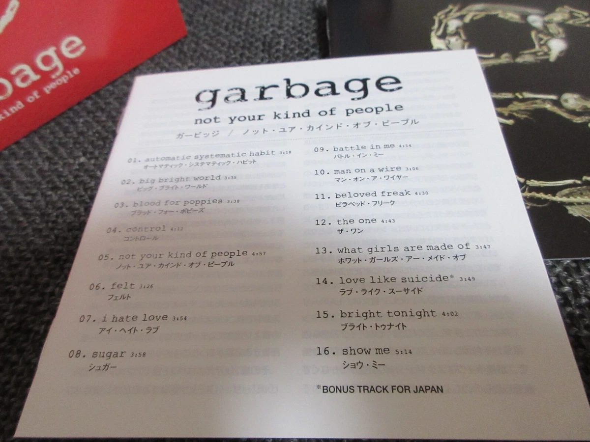 Garbage Not Your Kind Of People