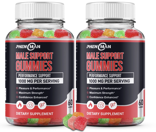 (2 Pack) Phenoman Male Gummies -Phenoman Male Enhancement- (Assorted ...