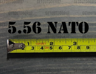 5.56 Nato Sticker Decal 3.5" Ammo Can Box Label Black Ammunition Case ...