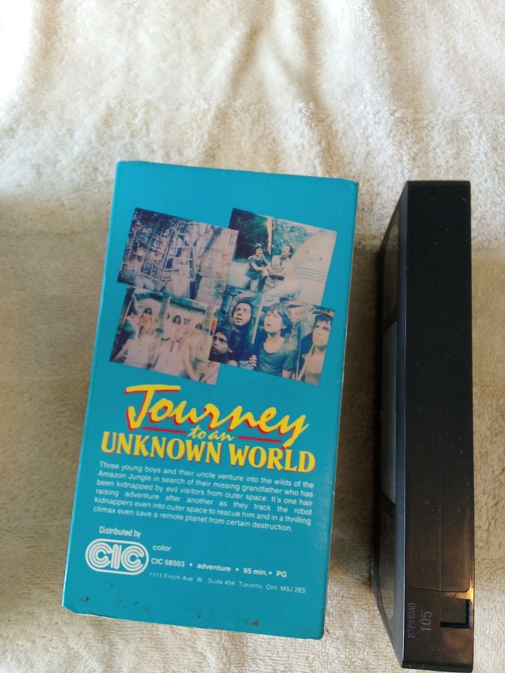 Journey to an Unknown World (1971) VHS copy one | eBay