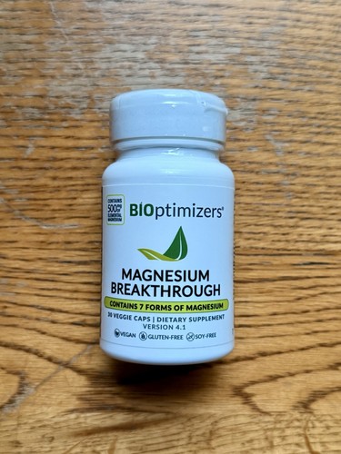 Bioptimizers Magnesium Breakthrough 4.1 ~ 7 essential forms 30 capsules ...