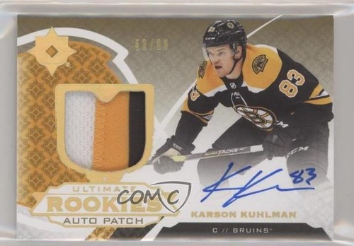 2019 Ultimate Collection Gold /99 Karson Kuhlman #130 RPA Rookie Patch ...
