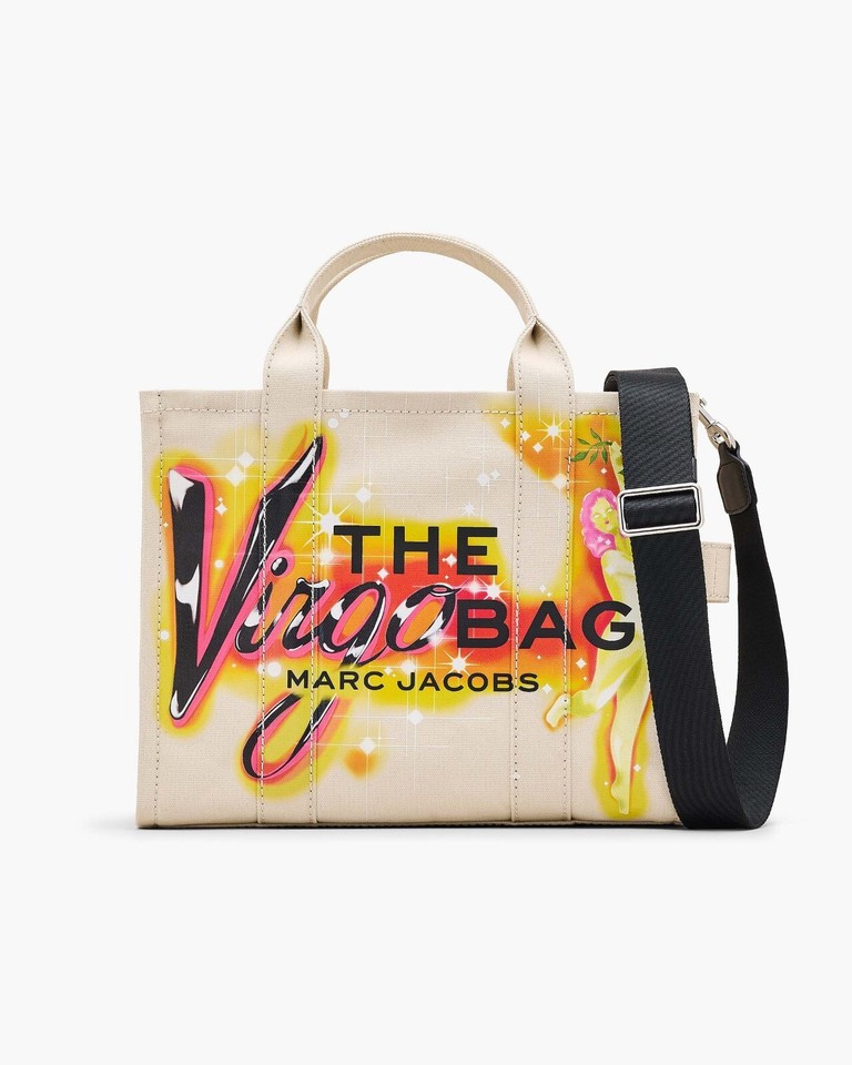 MARC JACOBS Zodiac Canvas Tote Bag Medium 12 Designs Sarah Rabin Art ...