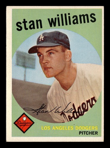 Stan Williams 1959 Topps #53 Los Angeles Dodgers Vg-Ex | eBay