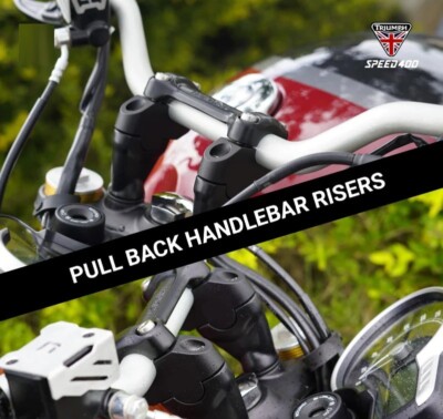 Pull Back Handlebar Risers Fit for TRIUMPH SPEED 400 | eBay