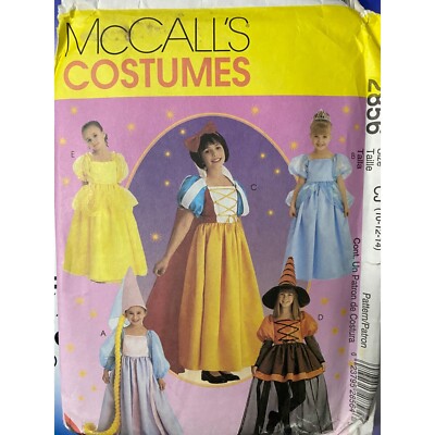 Costumes 2856 Children's Storybook Halloween Dresses Sewing McCall's ...