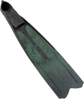 SEAC Shout Fins for Scuba Diving, Spearfishing and Freediving, Green, 9 ...