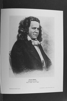 Elias Howe - Print by International Portrait Gallery - Vintage L1132C ...