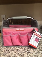 Craftsman 12-in Pink Tool Tote Gently for sale online | eBay