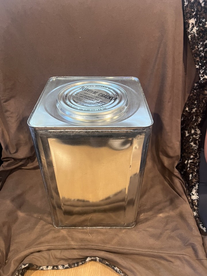 SEALED Vintage 1962 Civil Defense Survival Ration Cracker Box Of Two ...