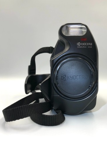 Kyocera Samurai X3.0 Half Frame Black 35mm Compact Film Camera From ...