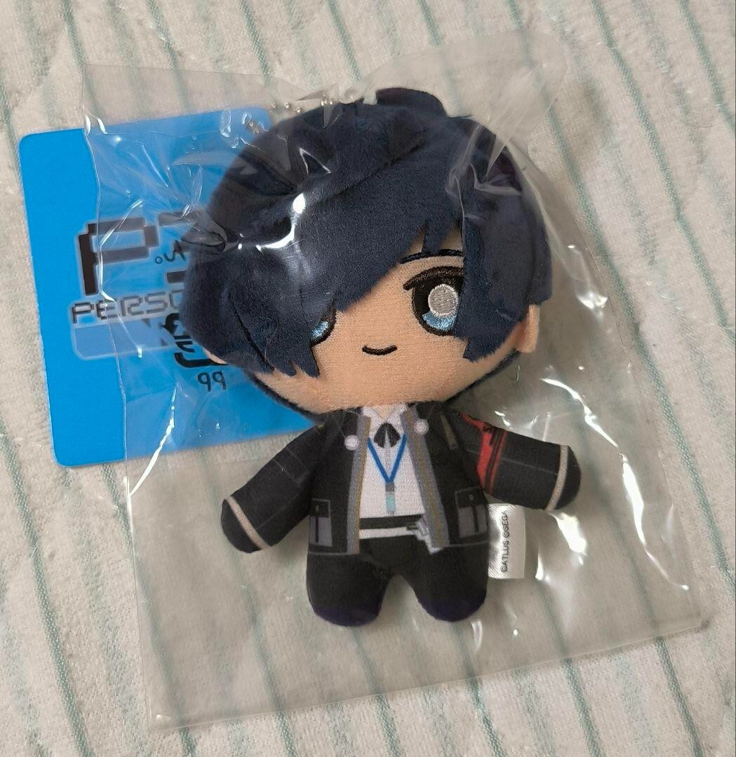 PERSONA 3 RELOAD Hero Makoto Yuki Keychain Plush Toy Stuffed Doll ...