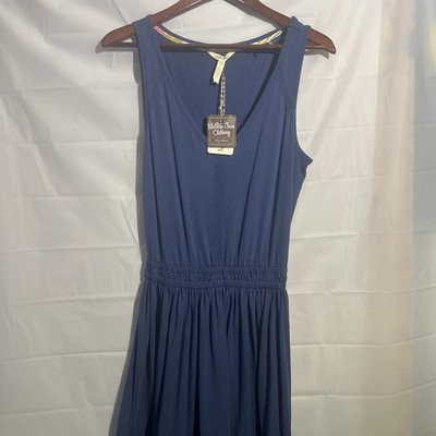 Matilda Jane Swing Time Dress Women’s Small Blue Floral Sleeveless V ...