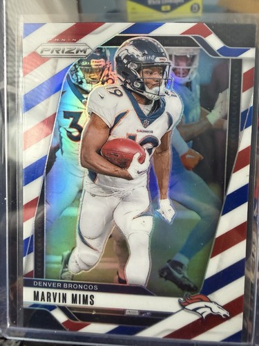 2024 Panini Prizm #88 Marvin Mims Red White and Blue Denver Broncos | eBay