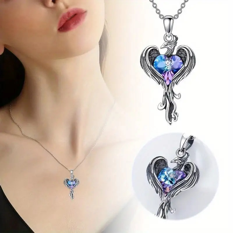 Rainbow Mystical Fire Phoenix Charm Pendant Necklace Jewelry Gift | eBay