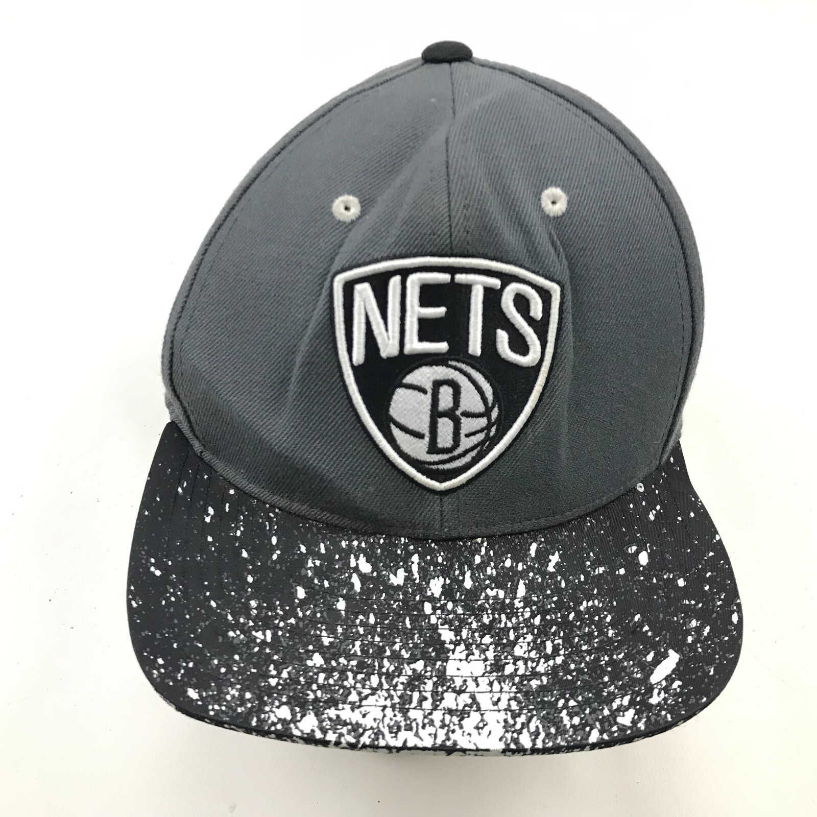 Brooklyn Nets Hat Cap Snapback Embroidered NBA Basketball Mitchell ...