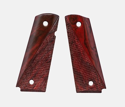 1911 Full Size Grips, Red Cocobolo, Ranger Cut, Beveled Bottom, Thin | eBay