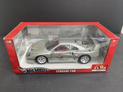 Hot Wheels Ferrari F40 60th Anniversary 1:18 Diecast New H.103 | eBay