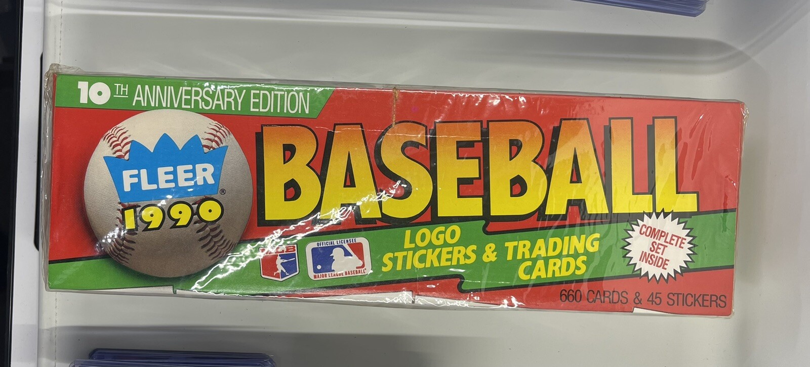 1990 Fleer Baseball Complete Set 660 Cards & 45 Stickers - Factory ...