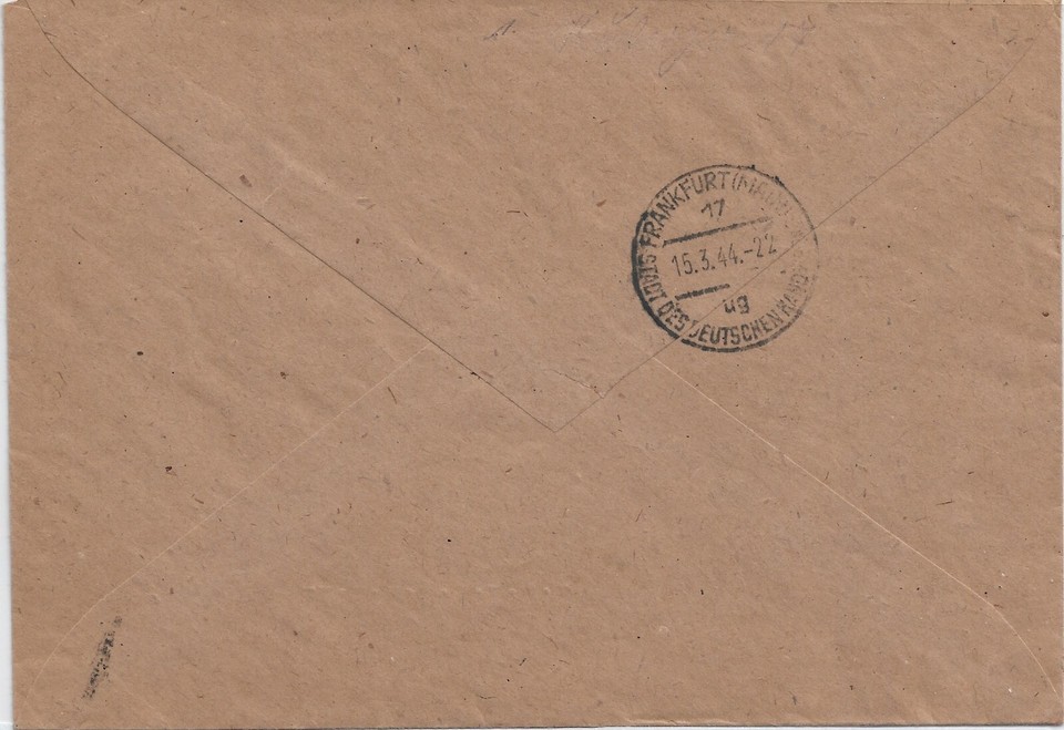 WW2: S.S. Feldpost, X-Ray Batt, Command HQ of the Waffen SS 1944 (M6289 ...