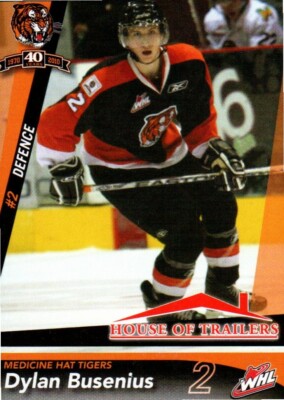 Dylan Busenius 2009-10 Medicine Hat Tigers | eBay