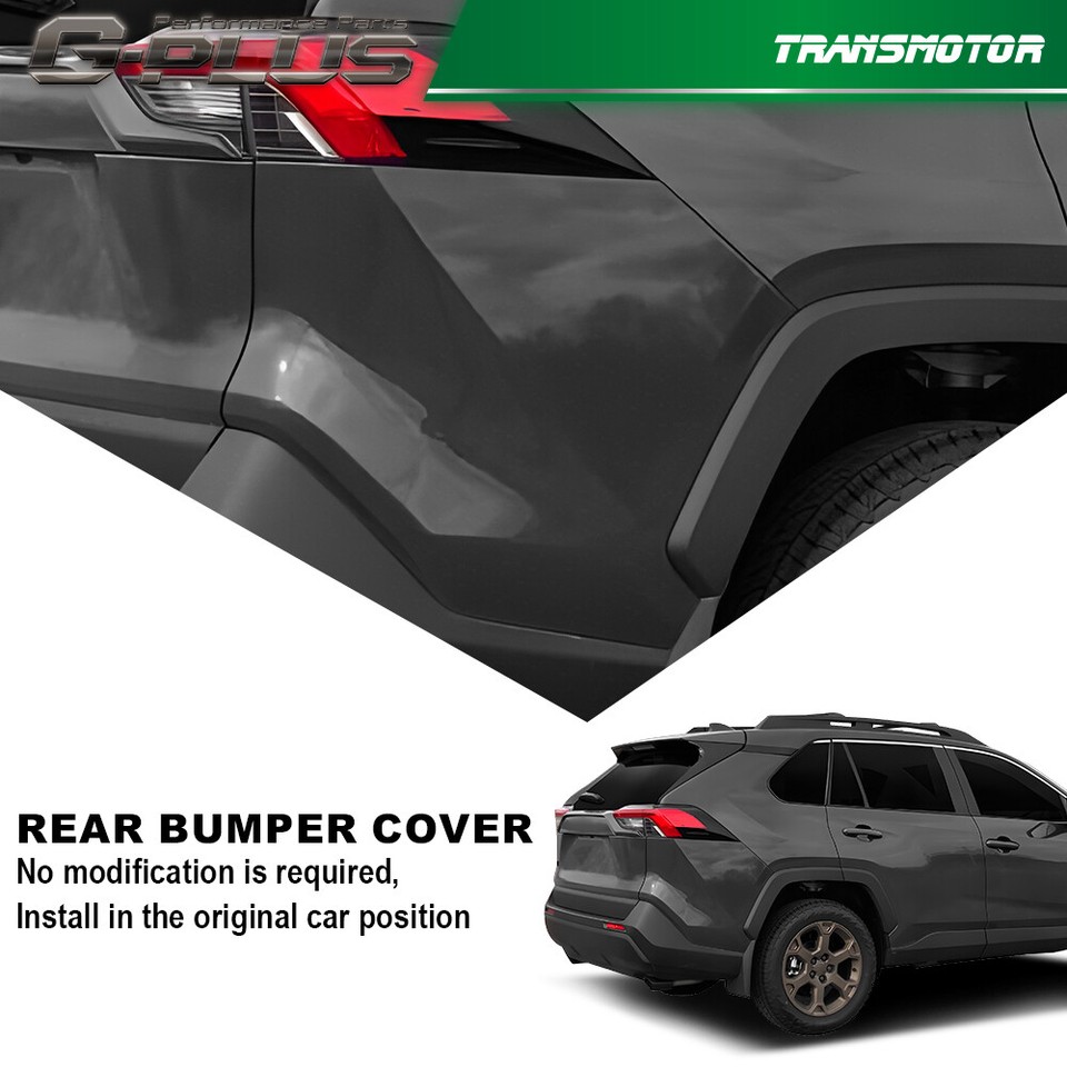 Fit For 2019-2024 Toyota Rav4 Right Rear Bumper Side Cover Extension ...