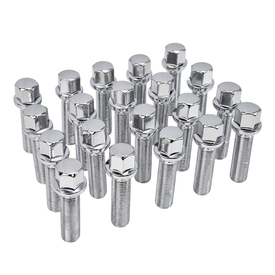 (20) 14x1.5 Lug Bolts Nuts for Mercedes Benz ML350 S500 GLK350 S550 ...